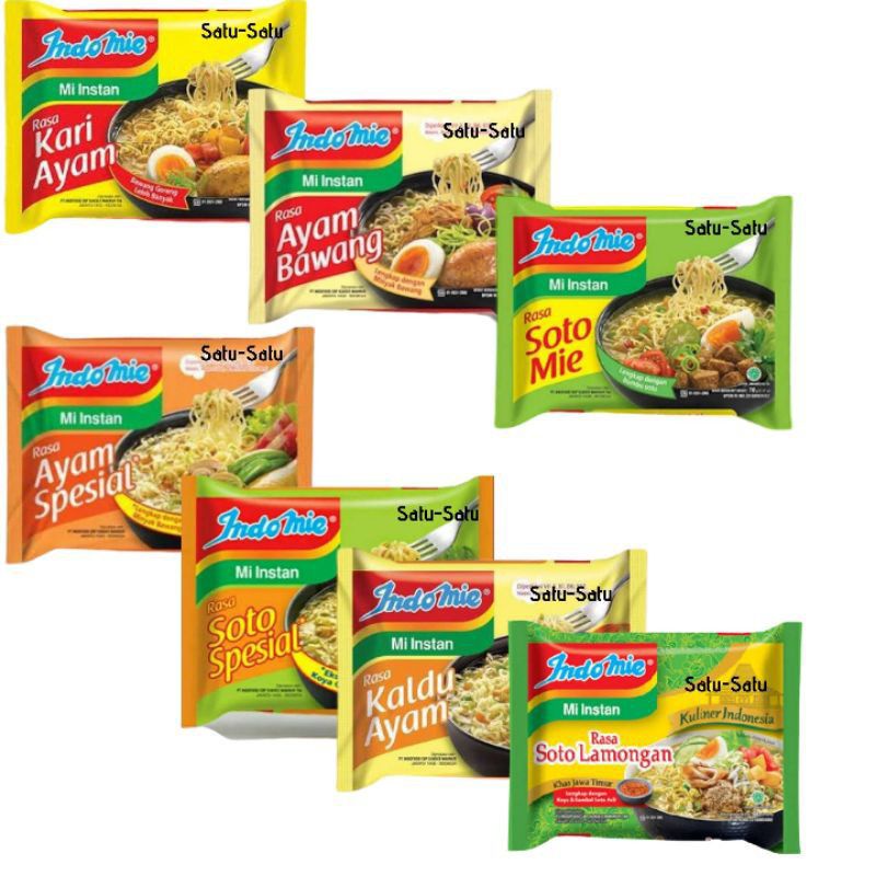 Jual INDOMIE KUAH 80g tersedia 7 varian rasa / cita rasa nusantara mie ...