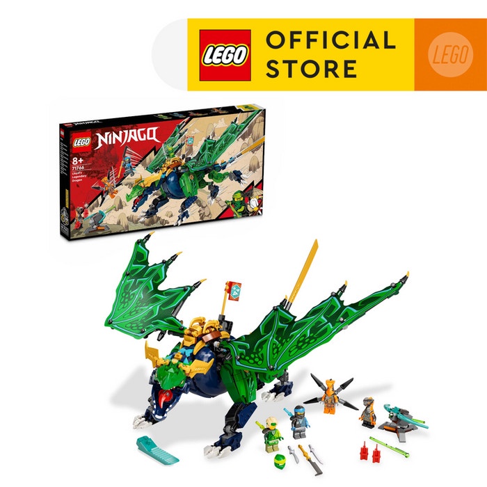 Jual LEGO NINJAGO 71766 Lloyds Legendary Dragon Toy Playset | Shopee ...