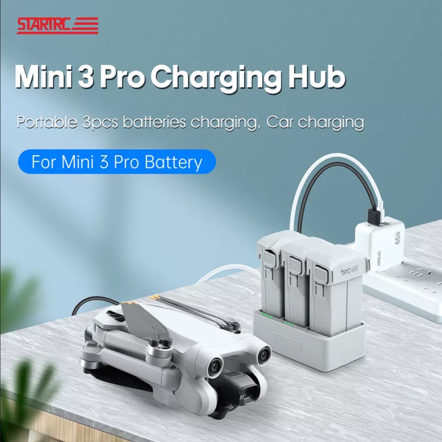 Jual STARTRC 8.5V Intelligent Battery Charger Charging Hub DJI Mini 4 ...