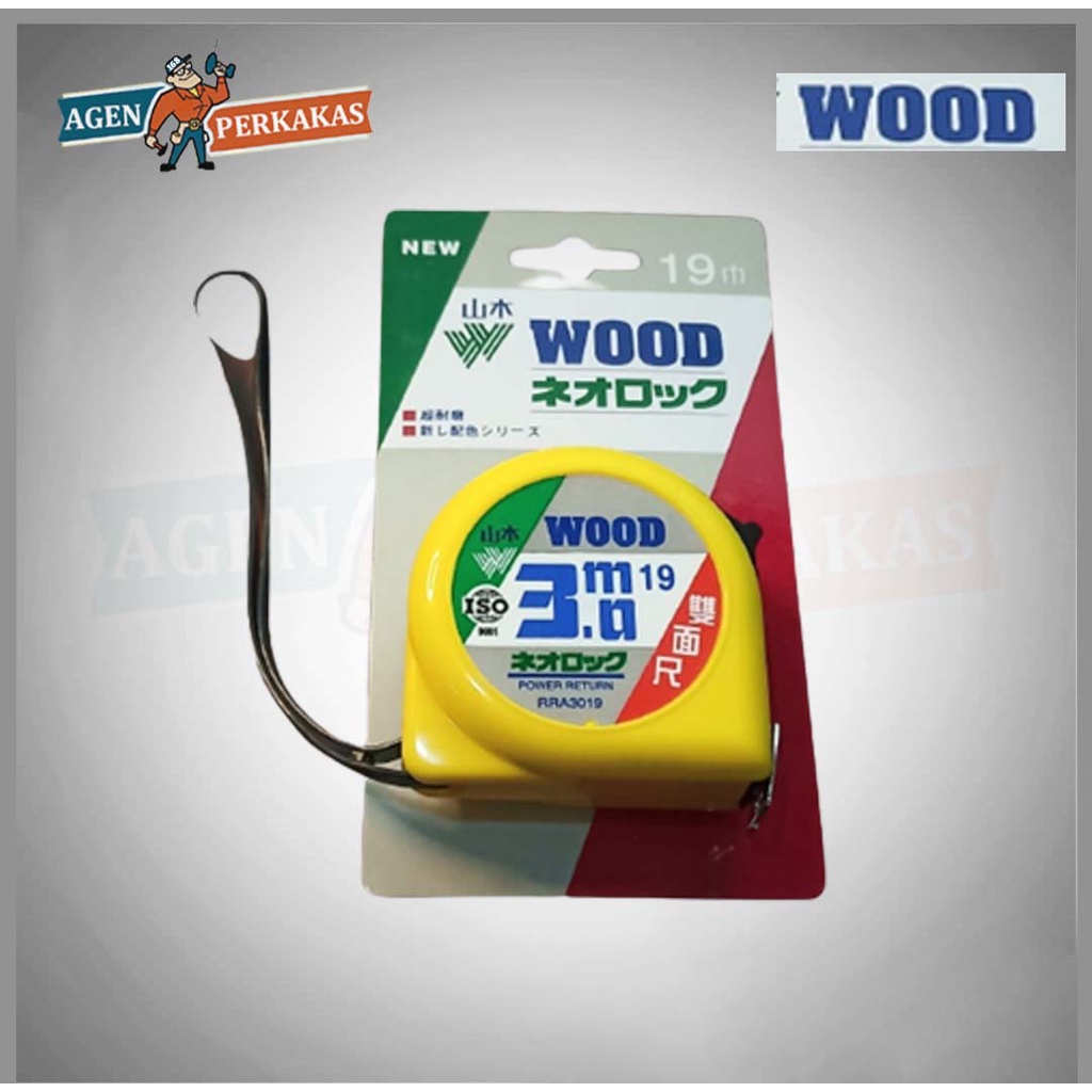 Jual METERAN WOOD 3 METER - MADE IN TAIWAN ORIGINAL | Shopee Indonesia