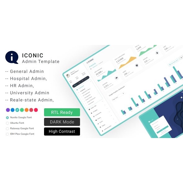 Jual Bootstrap 4 - Iconic v1.0.2 Admin Dashboard Template (HTML, React ... Jual Bootstrap 4 - Iconic v1.0.2 Admin Dashboard Template (HTML, React ...