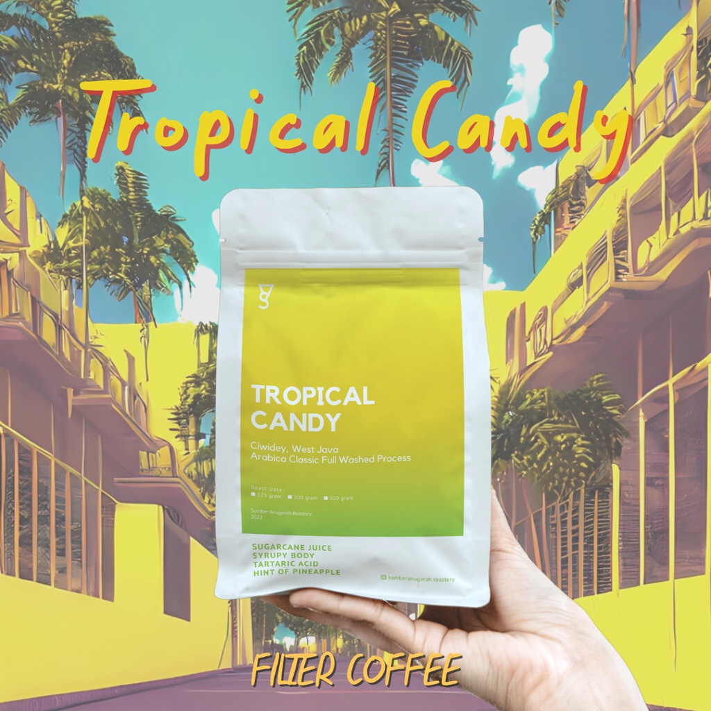 Jual Tropical Candy Ciwidey Arabica Classic Full Washed Process 200 gr ...