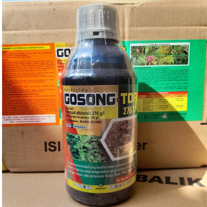 Jual Herbisida Rumput GOSONG TOP GOSONG KUAT 276 SL 1Liter Pembasmi ...