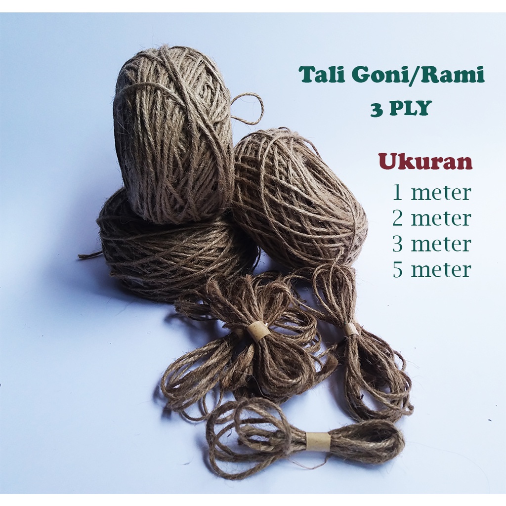 Jual TALI RAMI 3 PLY (1m, 2m, 3m, 5m ) | TALI GONI 3 PLY | TALI ...