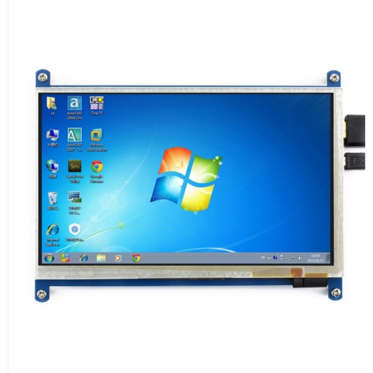 Jual LCD Capacitive 7 Inchi B Touchscreen Raspberry Pi HDMI | Shopee ...