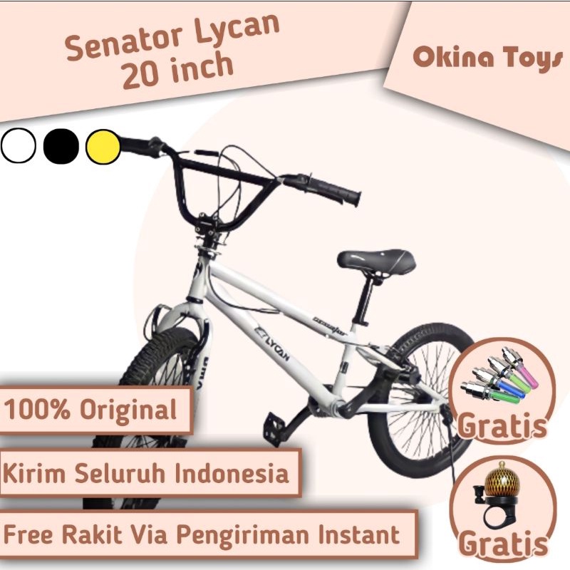 Jual Sepeda Bmx Senator Lycan Rotor Ukuran 20 Inch Sepeda Rotor Lycan