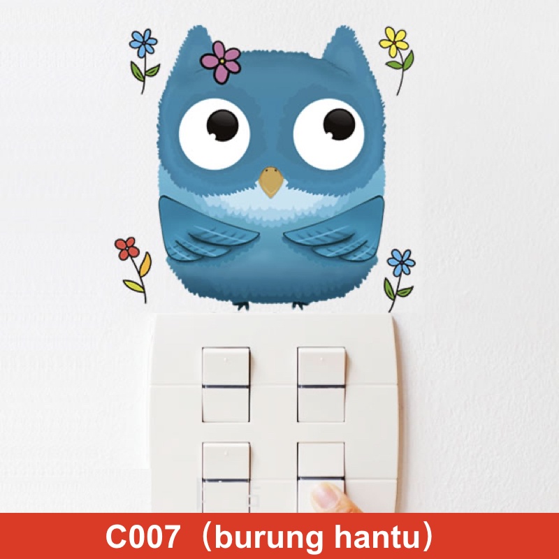 Jual stiker saklar lampu motif burung hantu wall stiker dinding ... Jual stiker saklar lampu motif burung hantu wall stiker dinding ...