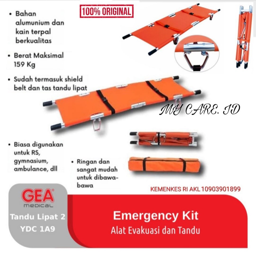 Jual LynCare Tandu Lipat 2 GEA / Tandu Lipat 4 GEA / Folding Stretcher ...
