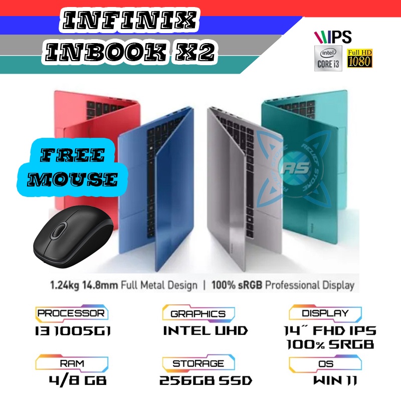Jual Laptop Infinix Inbook X2 Core i3-1115G4 RAM 4GB / 8GB ROM 256GB ...
