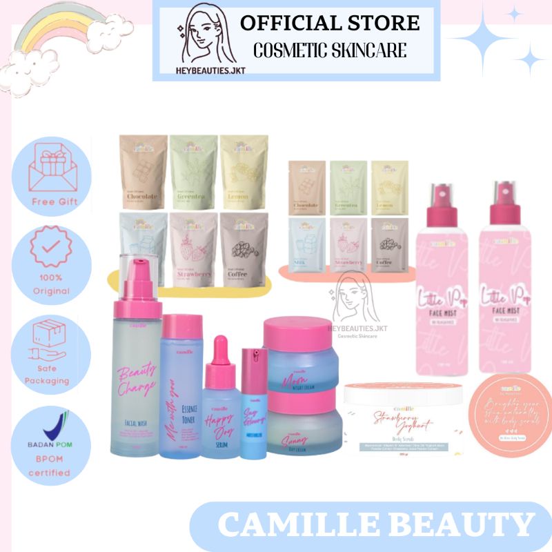 Jual [READY] MASKER CAMILLE ORGANIK ORIGINAL 100% CAMILLE BEAUTY BUNDLING SKINCARE CAMILLE ...