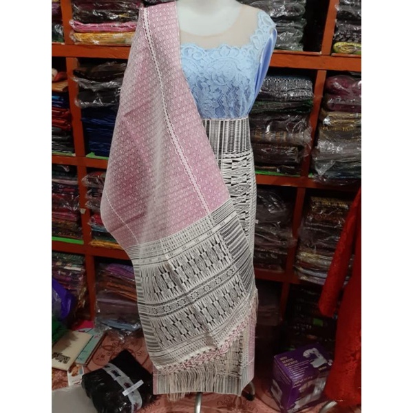 Jual SONGKET TUMTUMAN FULL RAGI HIDUP MANDAR TENUN TANGAN TARUTUNG ...