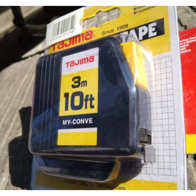 Jual TAJIMA Meteran rol 3 Meter 10 Ft Tajima MY-CONVE Made in Japan | Shopee Indonesia