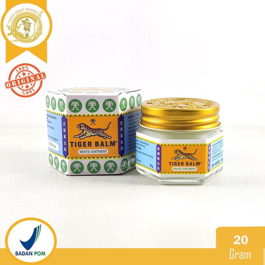 Jual TIGER BALM (WHITE OINTMENT) / BALSEM MACAN / BALSEM CAP MACAN ...