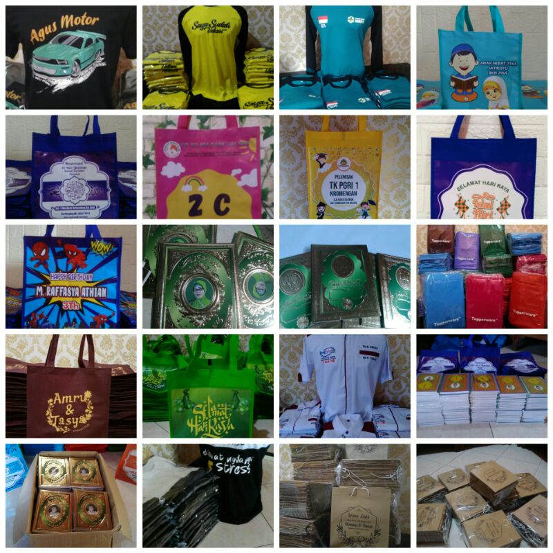 Jual 34.GOODIEBAG CUSTOM/PRODUK CUSTOM/TAS CUSTOM, tanyak2 dulu juga ...