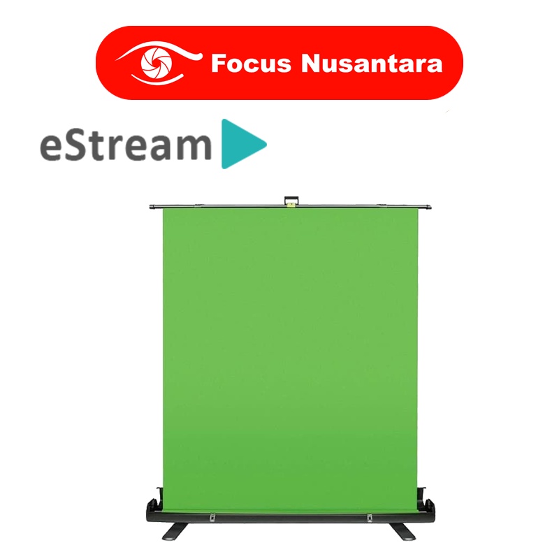Jual ESTREAM Collapsible and Retractable Green Screen Chromakey ...
