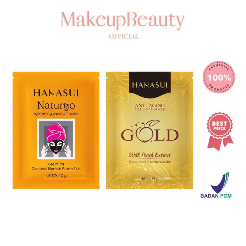 Jual HANASUI Naturgo Lightening Peel Off Mask (Black) / Anti Aging Peel ...