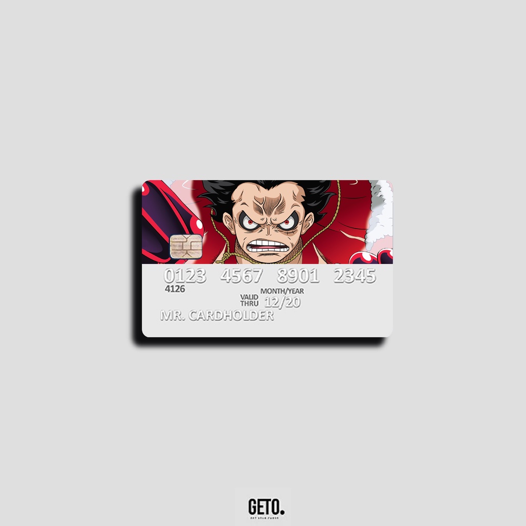 Jual Stiker Sticker Skin Kartu Atm Anime One piece Special Hologram ...