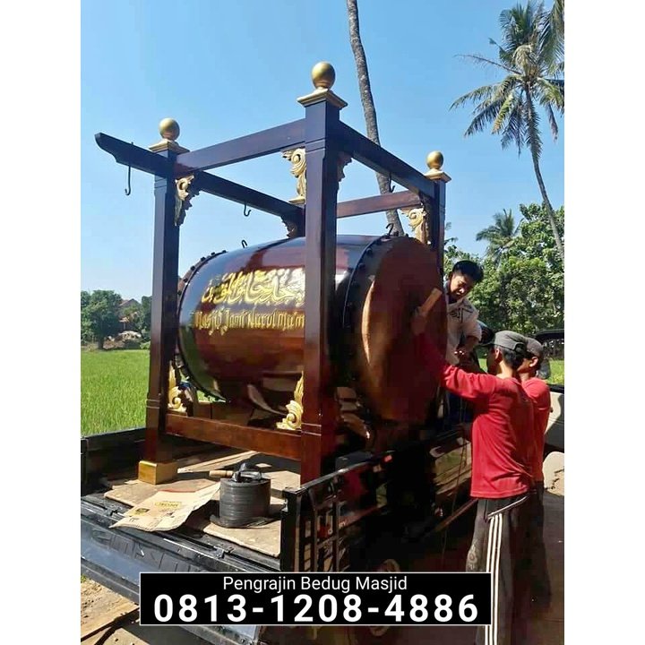 Jual Bedug Masjid Besar Beduk Masjid Kayu Jati Kulit Sapi Kulit Kerbau ...