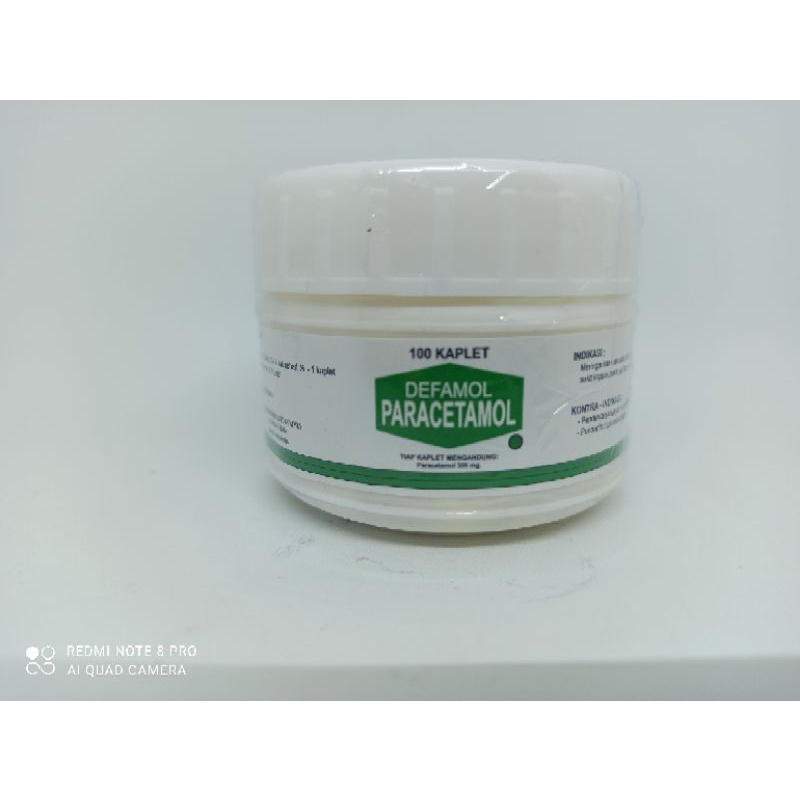 Jual DEFAMOL PARACETAMOL 500 MG BOTOL | Shopee Indonesia