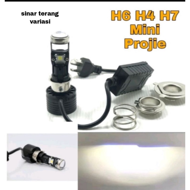Jual LAMPU DEPAN LED M8 projector MINI CUT OFF - LAMPU UTAMA PROJECTOR ...