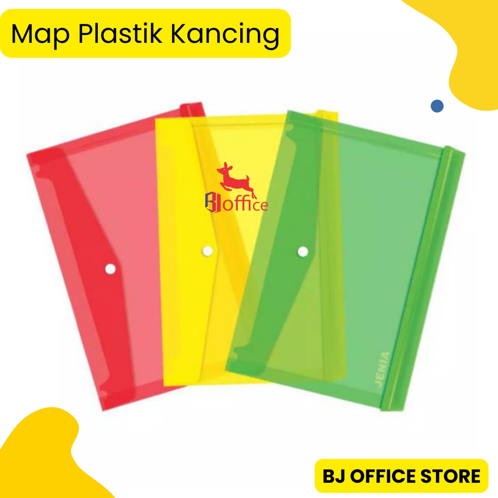 Jual MAP PLASTIK KANCING UKURAN FOLIO PER SATUAN | Shopee Indonesia