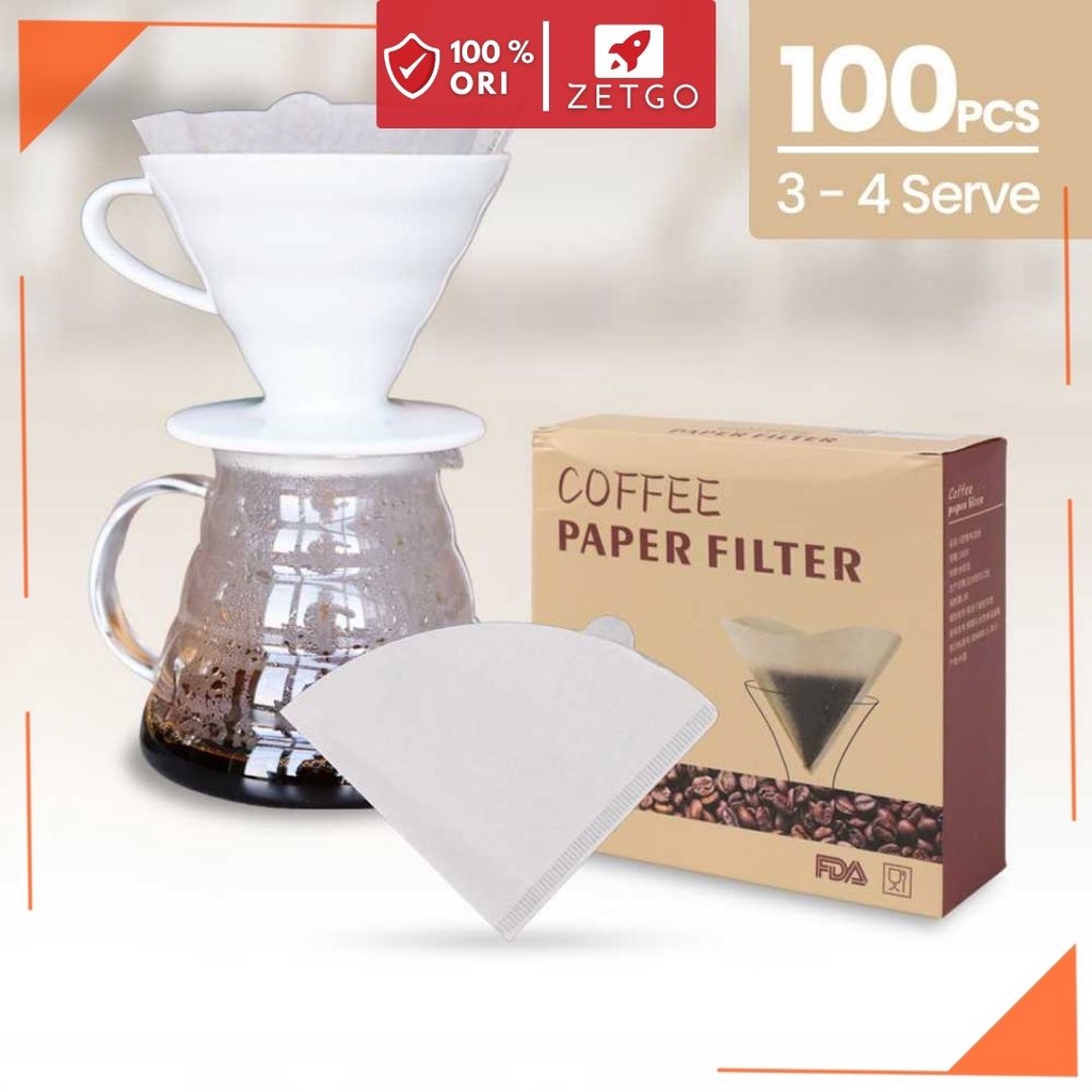 Jual Kertas Filter Saringan Kopi V60 100 Lembar | Shopee Indonesia
