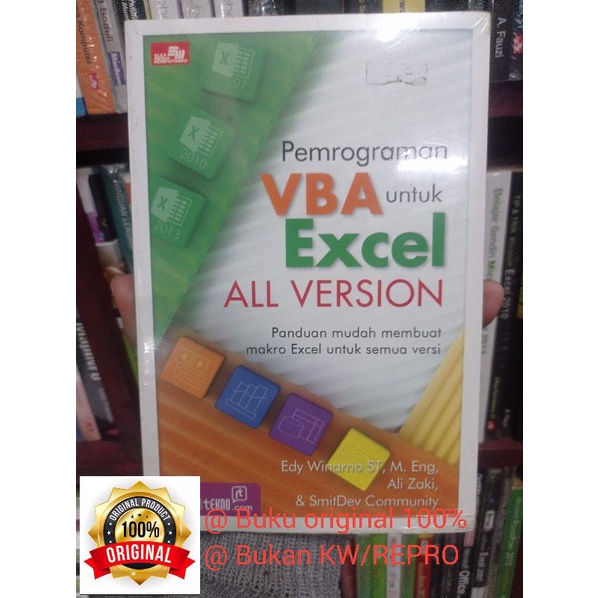 Jual buku pemrograman vba untuk excel | Shopee Indonesia