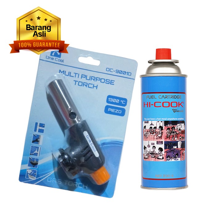 Jual Gas Torch One Cool PLUS Gas Hi Cook 230gr | Shopee Indonesia