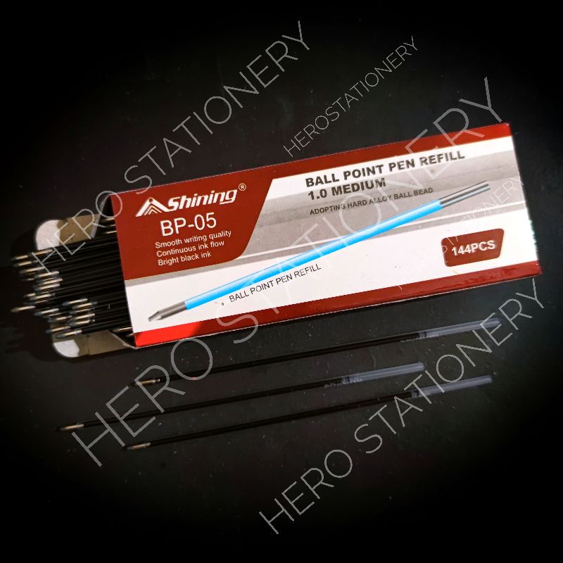 Jual Refill ballpoint pen standard pilot bptp shining BP-05 . 12 unit ...