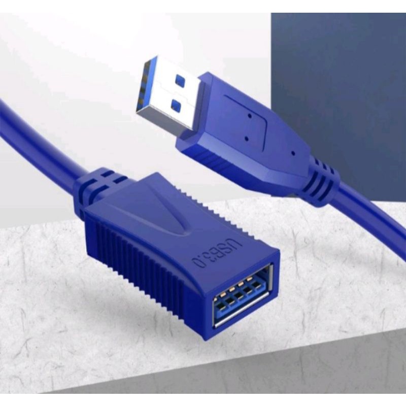Jual kabel usb extension netline 1,5m v 3,0 male to female | Shopee ...