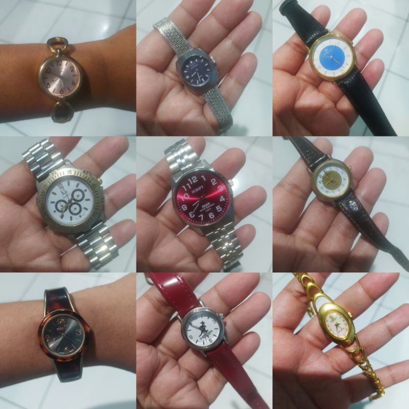 Jual Thrift jam tangan preloved jam import branded katalog 4 | Shopee ...