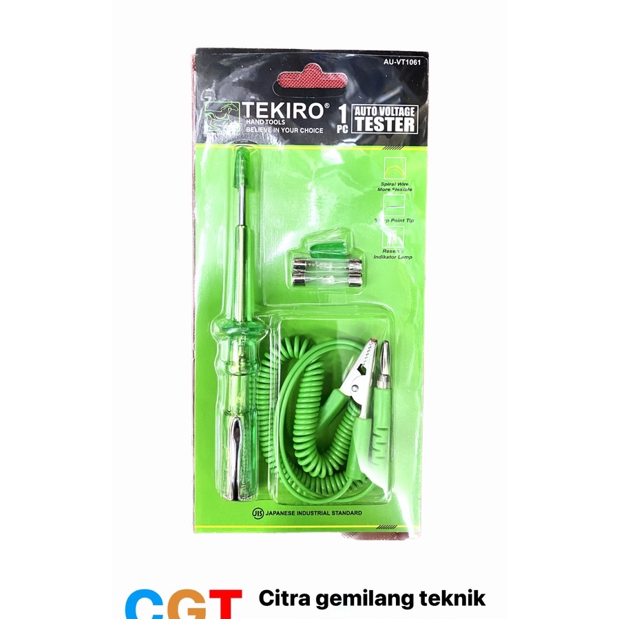 Jual Tekiro auto voltage tester DC/ tespen dc/ Tekiro | Shopee Indonesia
