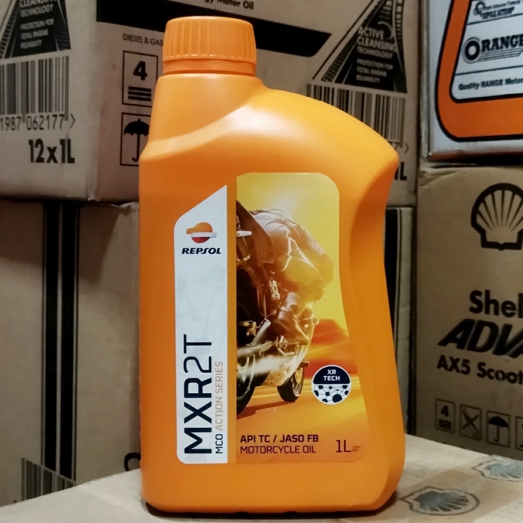 Jual OLI 2T / OLI SAMPING MOTOR 2 TAK REPSOL MXR 2T 1 LITER | Shopee ...