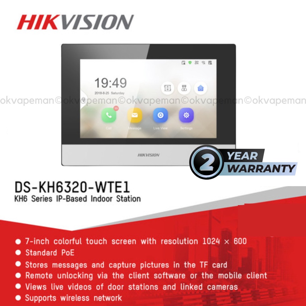 Jual HIKVISION DS-KH6320-WTE1 Acces control | Shopee Indonesia