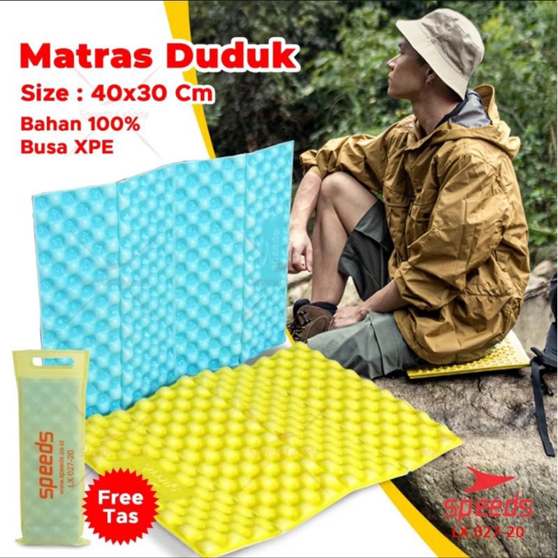 Jual SPEEDS Matras Duduk Lipat Seat Pad XPE Foam Alas Outdoor Hiking ...