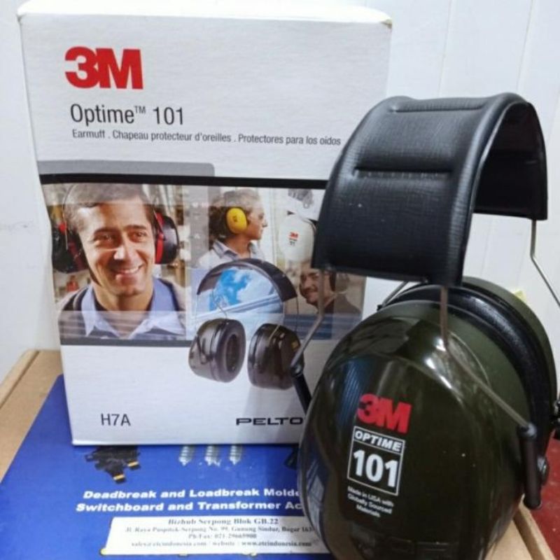 Jual EARMUFF 3M PELTOR H7A OPTIME 101 dBA | Shopee Indonesia