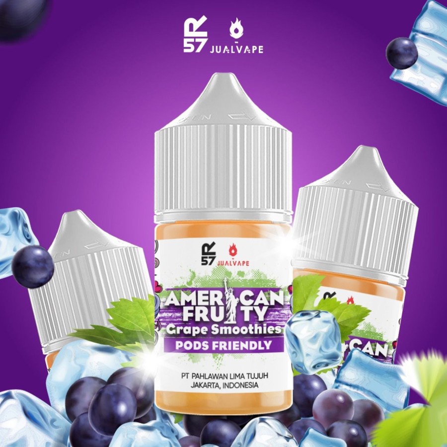 Jual LIQUID AMERICAN FRUITY GRAPE 30ML POD FRIENDLY ENAK PROMO TERMURAH ...