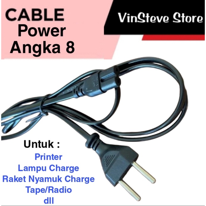 Jual Kabel Power Angka 8 | Shopee Indonesia