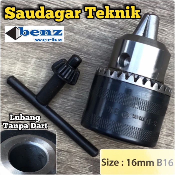 Jual Kepala Bor Duduk 16mm B16 B18 JT3 JT6 Drill Chuck Cones 16 mm | Shopee Indonesia