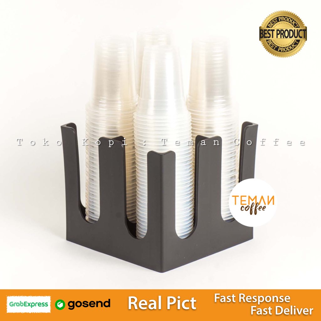 Jual Rak Coffee Cup Organizer Double Bar Isi 4 Slot Flat | Shopee Indonesia