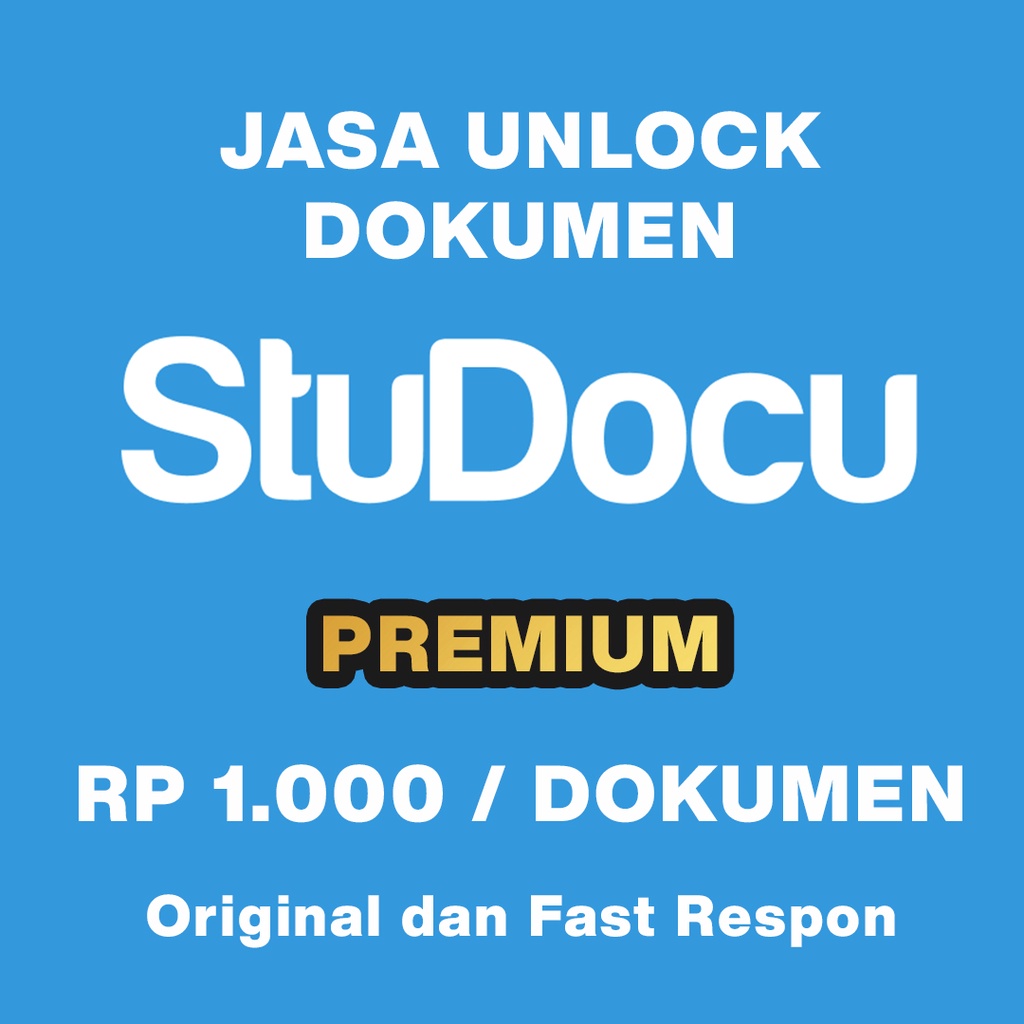 Jual Studocu Premium | Shopee Indonesia