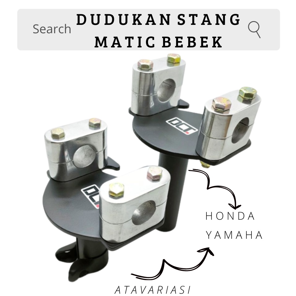 Jual DUDUKAN ADAPTOR STANG MATIC BEBEK HONDA BEAT VARIO SCOOPY SUPRA ...