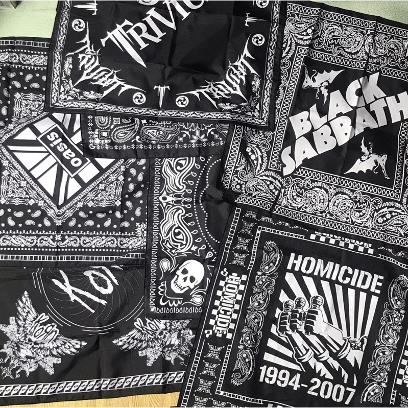 Jual NEW ART SLAYER BANDANA MOTIF MUSIK TRIBAL PREMIUM SUPER MURAH ...