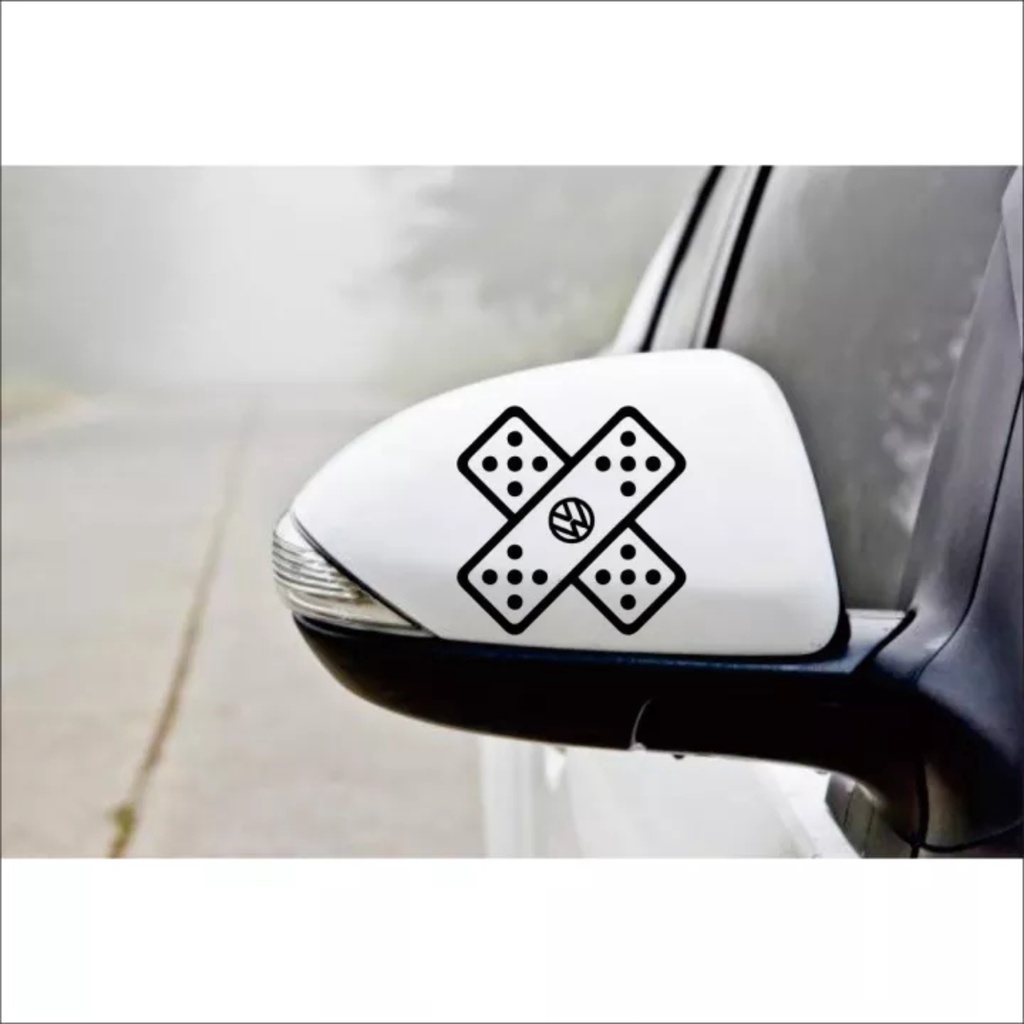 Jual CUTTING STICKER SPION MOBIL JDM BAND AID VOLKSWAGEN VW STIKER ...