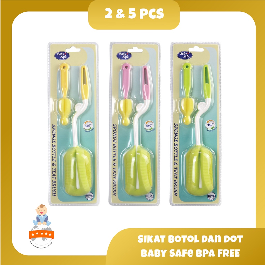 Jual Sikat botol dan dot Baby Safe BPA FREE | Shopee Indonesia