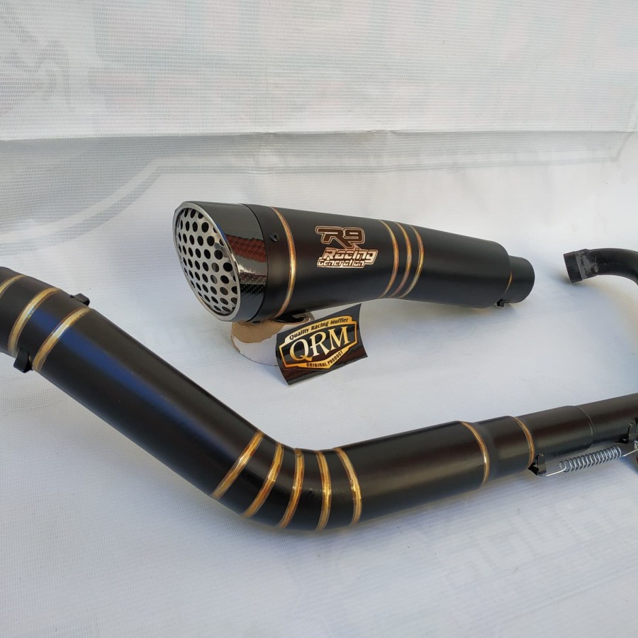Jual Knalpot Racing R9 H2 Full Black R15 - SATRIA FU - GSX150R - XABRE ...