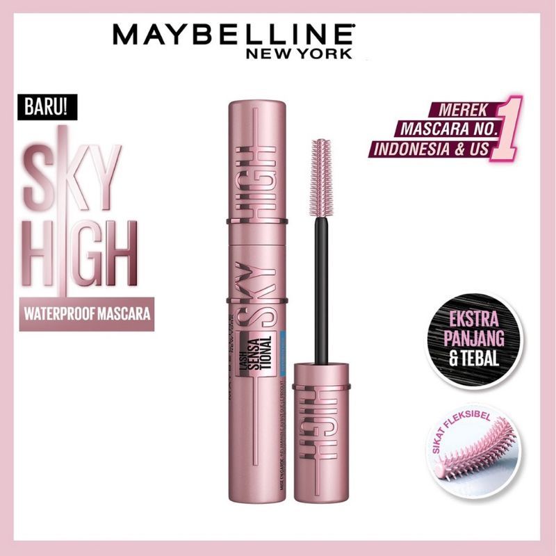 Jual Maybelline Mascara Sky High Lash Sensational Waterproof | Maskara ...