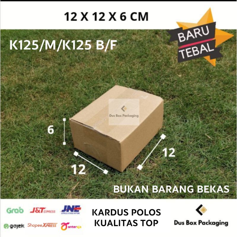 Jual Kardus box karton 12X12X6 cm kotak packing | Shopee Indonesia