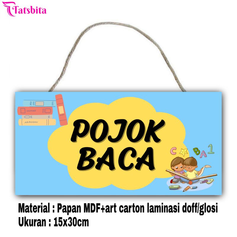 Jual TATSBITA Pajangan Hiasan Dinding Dekorasi Wall Decor Pojok Baca, Ruang Kepala Sekolah ...