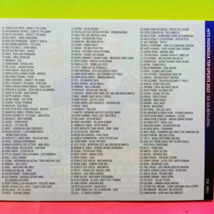 Jual HARGA SPESIAL KASET MUSIK AUDIO MP3 LAGU POP CAMPURAN INDONESIA TERBARU 2022. け 37 | Shopee ...